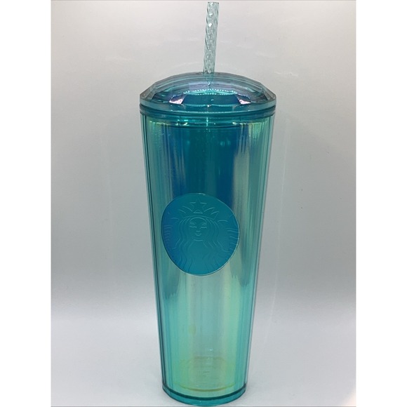 Starbucks | Kitchen | Starbucks 22 Summer Turquoise Teal Blue ...